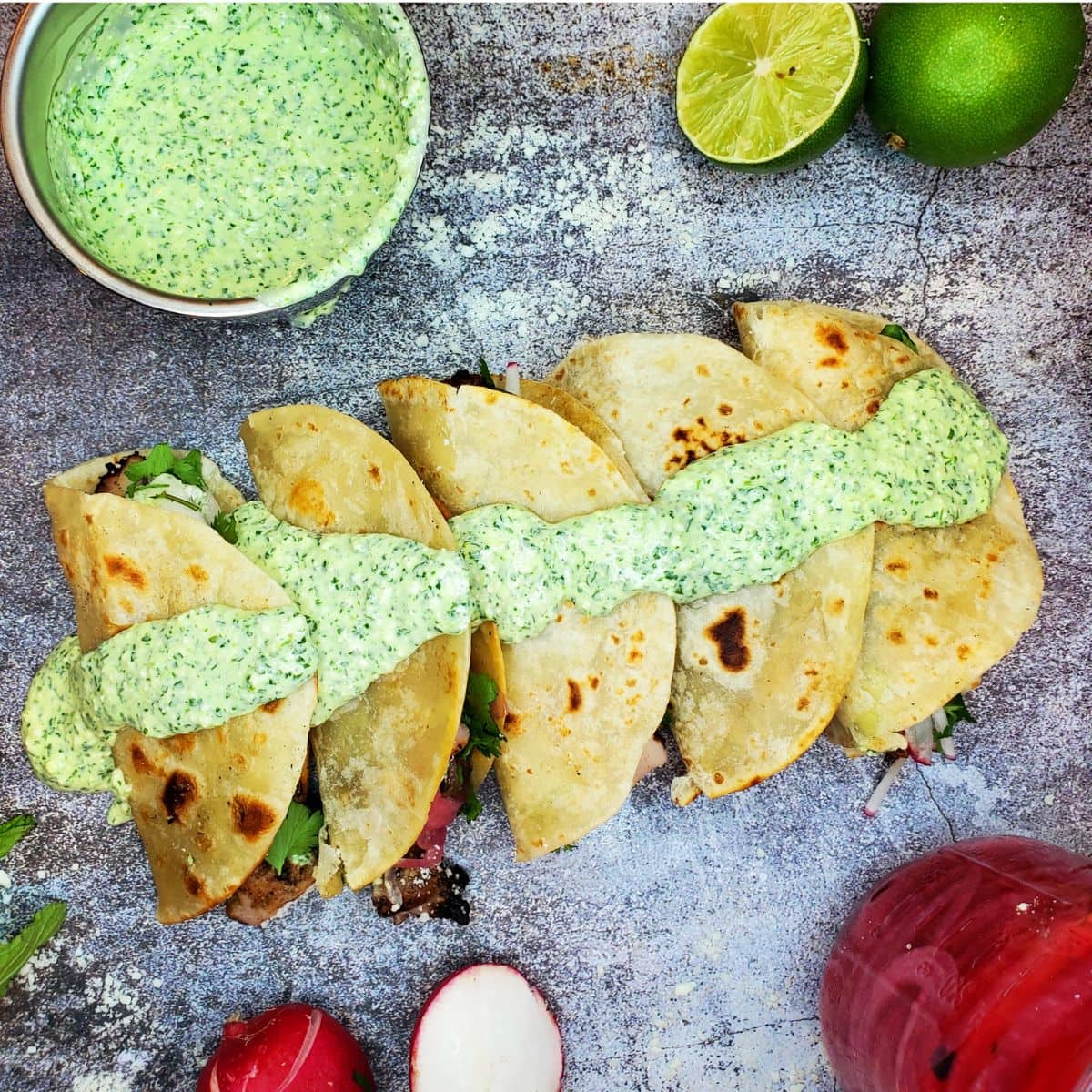 Peruvian Grilled Chicken Tacos - The Graceful Dame